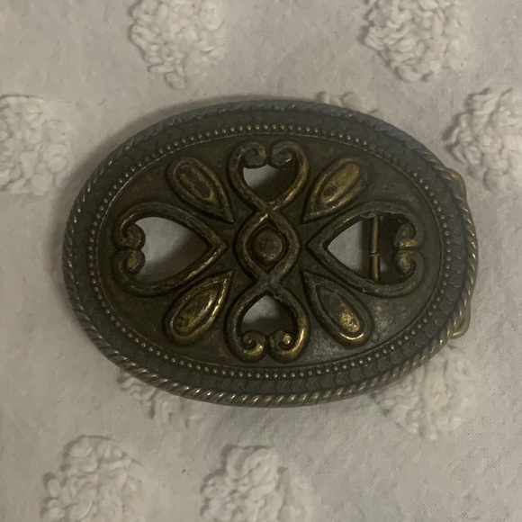 Accessories | Vintage Gold Patina Belt Buckle | Poshmark